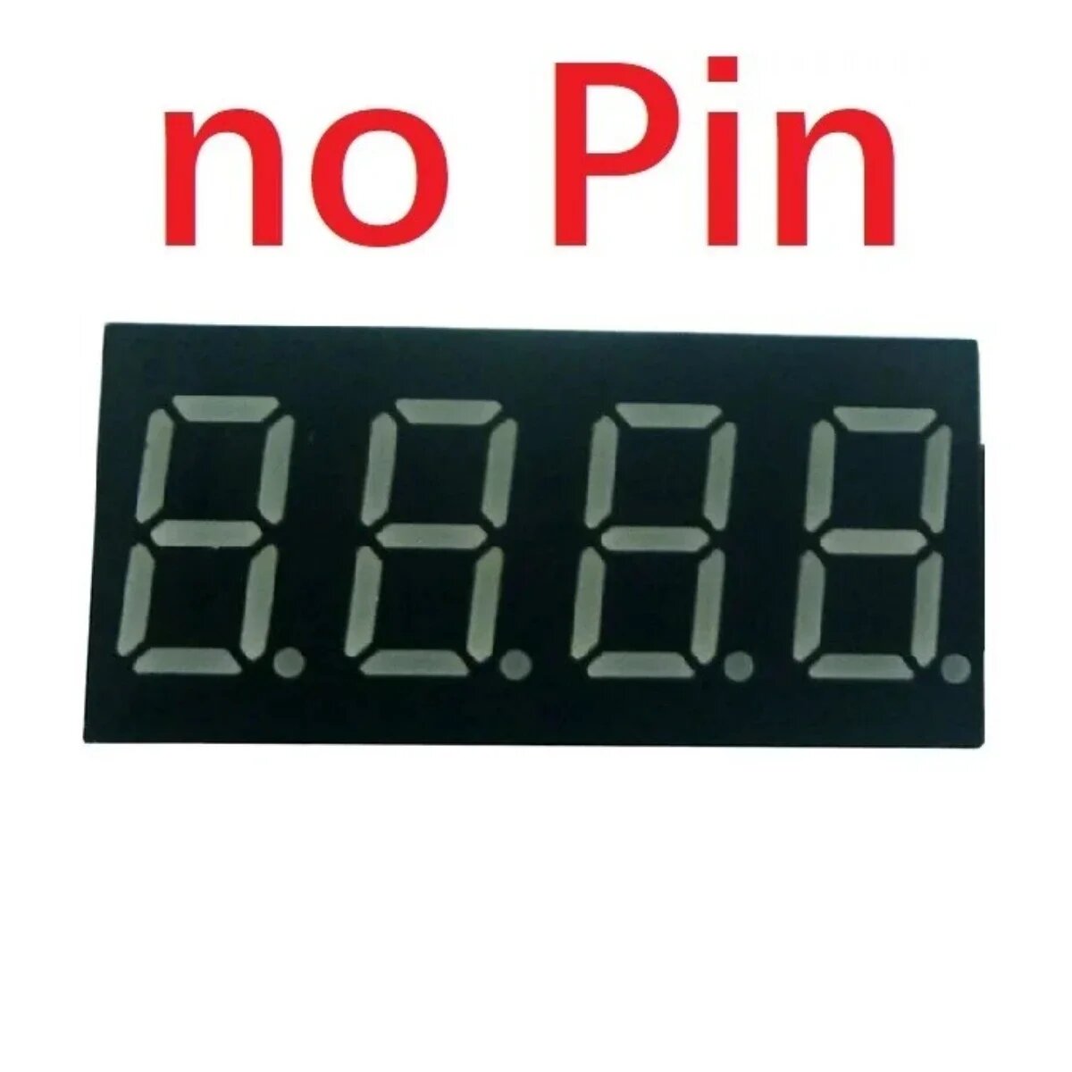 10PCS no Pin, 4-битный красный дисплей