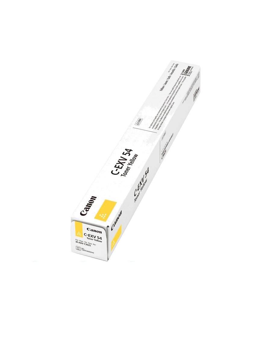 Картридж лазерный Canon C-EXV54Y (1397C002), 8500 стр, желтый