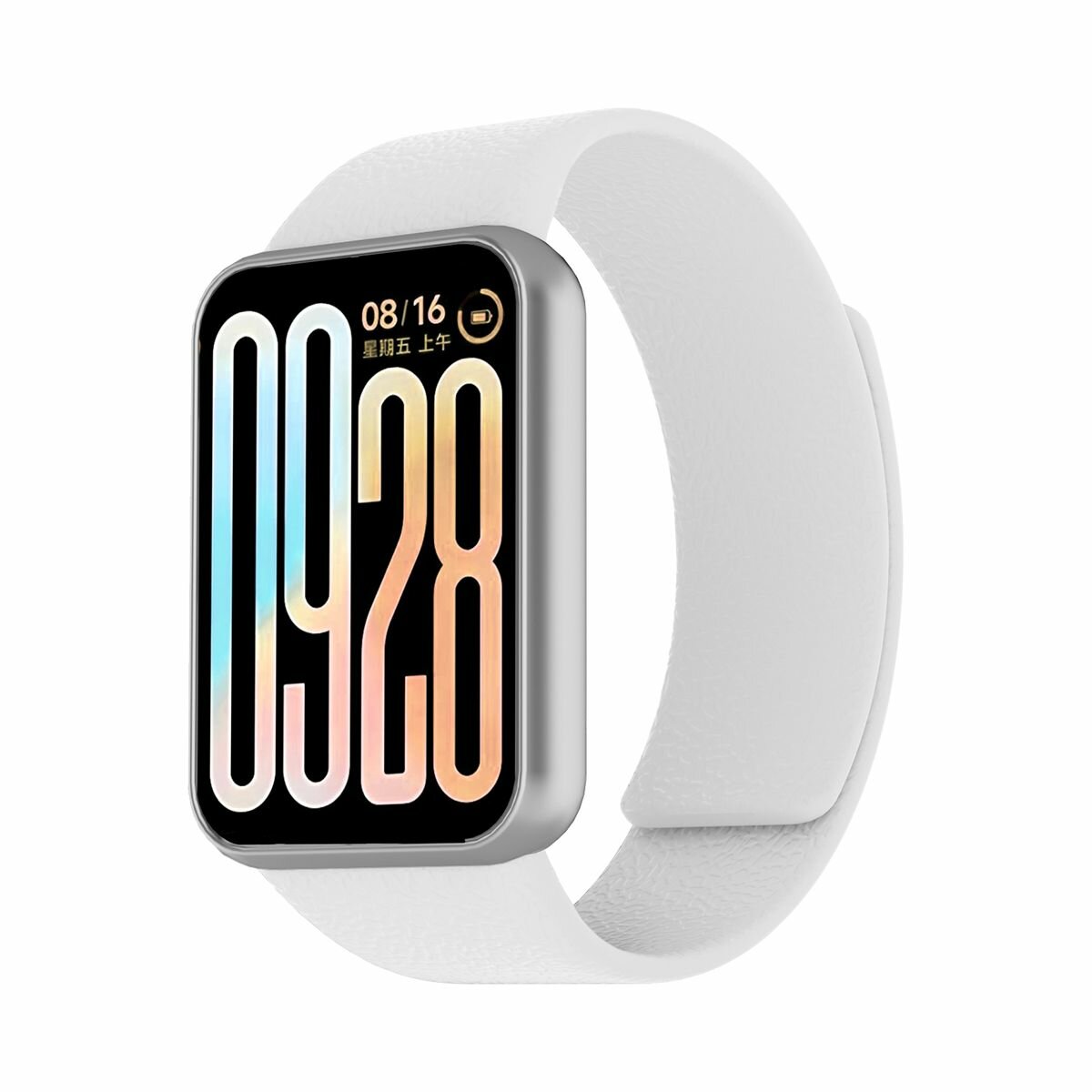 Ремешок для Xiaomi Mi Band 8 Pro/ 9 Pro/10 Pro/ Redmi Watch 4/5/6 силиконовый магнитный