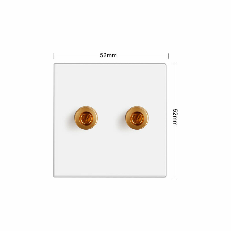 Кросс-бордерный настенный белый выключатель 86-типа, аксессуары для розеток, стеклянная рамка и модуль на 52 функции, которые можно свободно комбинировать