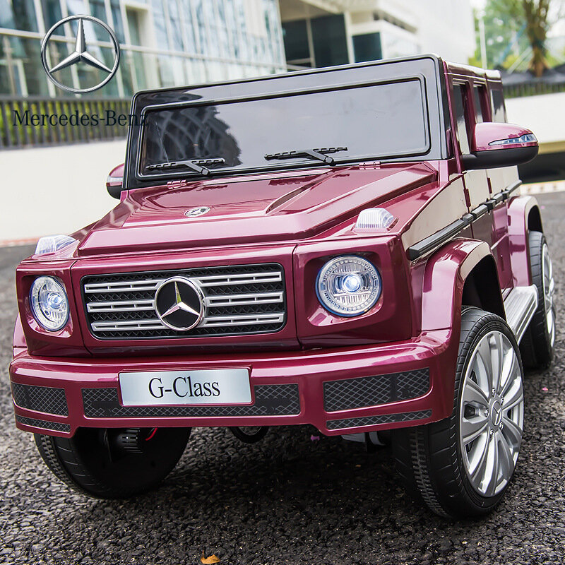Детский электромобиль Mercedes-Benz Big G, четырехколесный, с дистанционным управлением, внедорожник, на батарейках