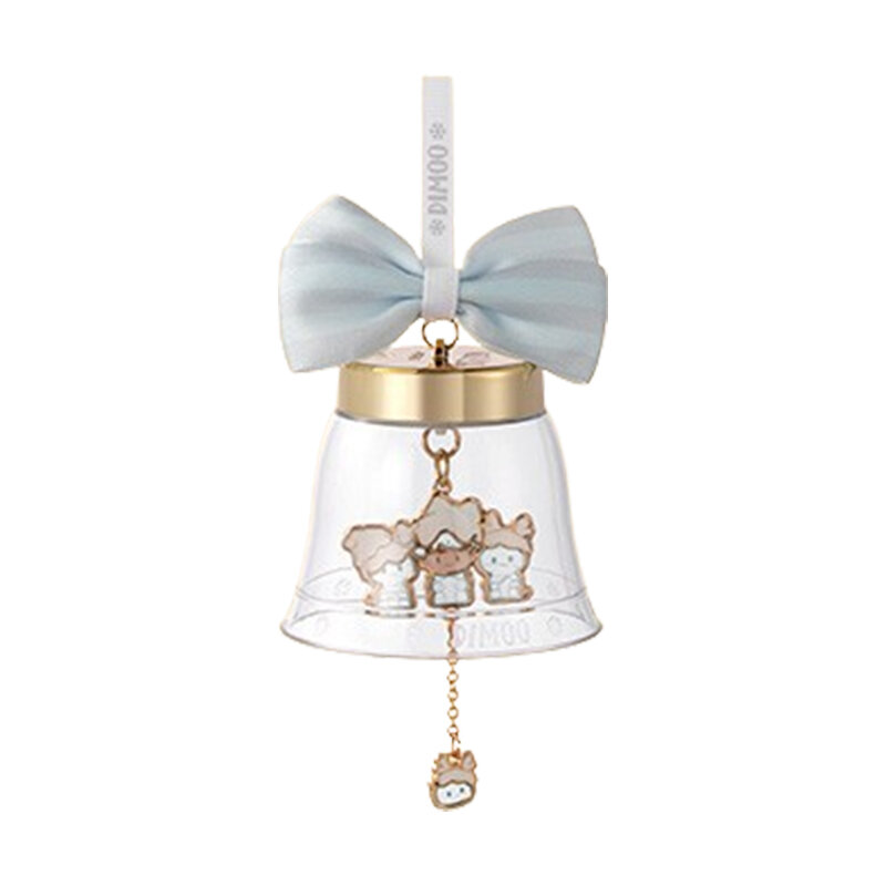 POP MART DIMOO Snowman's Letter Collection Подвеска колокольчик унисекс, Confirmed-Key Ice Brick (Open)