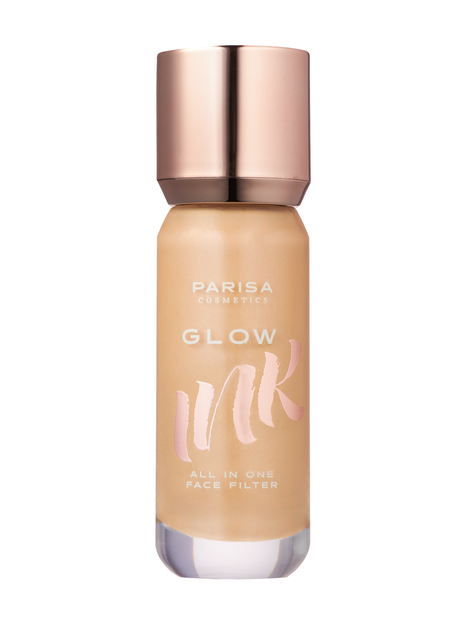 Тональная основа Parisa Glow Ink, с эффектом сияния, тон: 203, 25мл