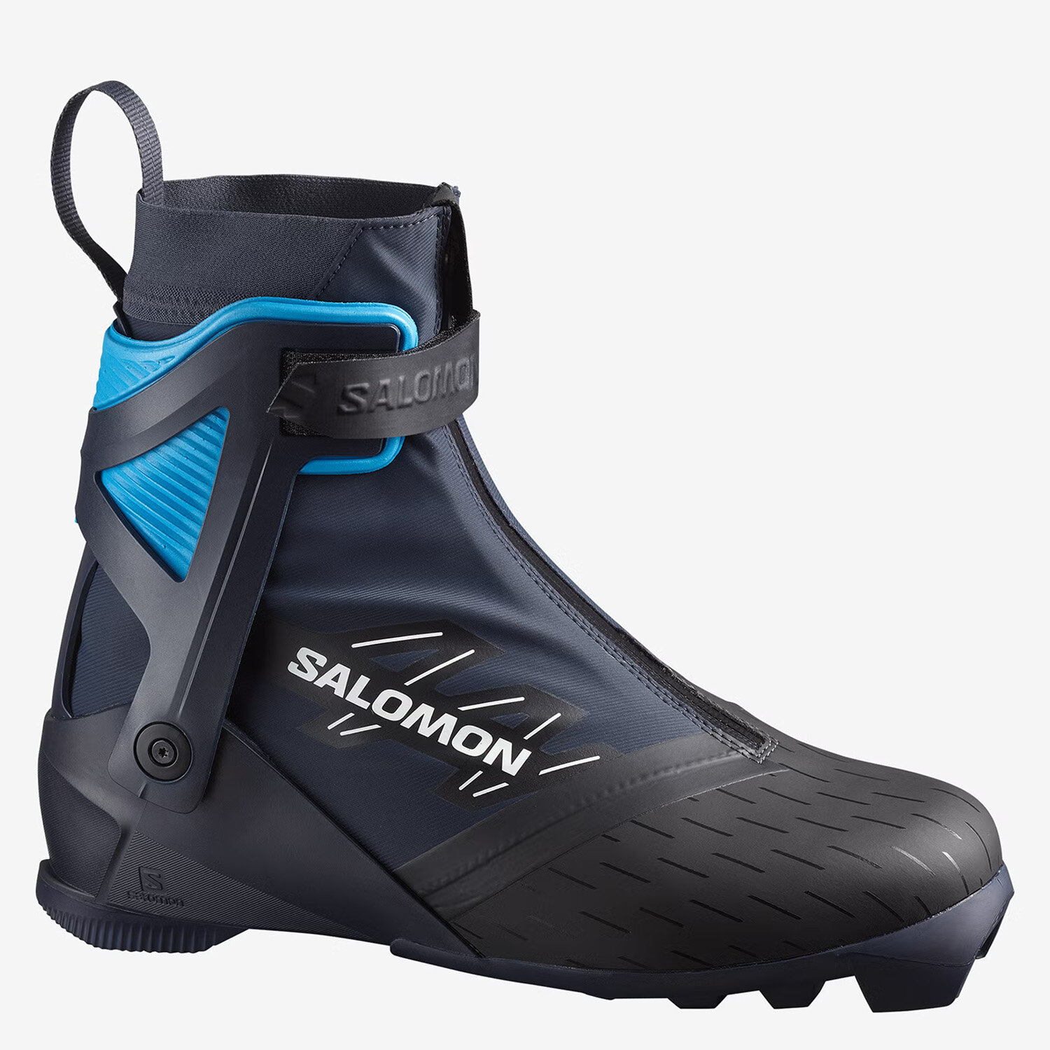 Лыжные ботинки SALOMON RS10 Ebony/White/Process Blue-X (UK:11,5)