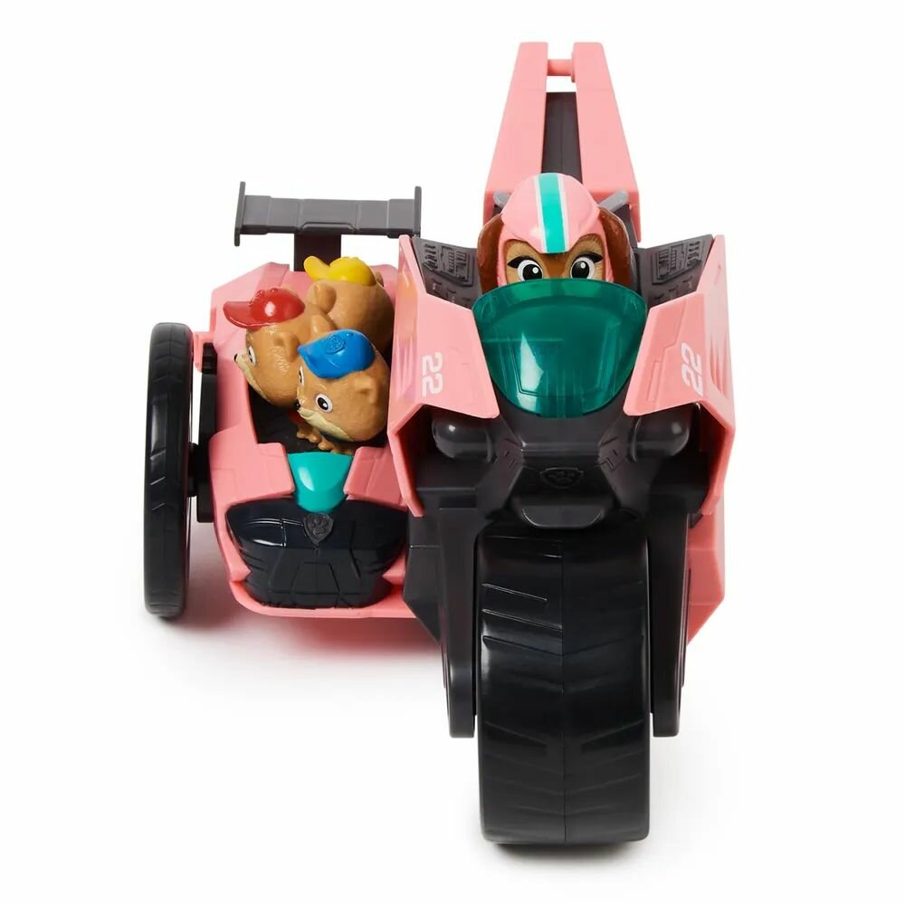 Spin Master Nickelodeon Paw Patrol The Mighty Movie Liberty Jr.Patrollers Feature Vehicle / Детский Деформируемый Набор Игрушек-сюрпризов С Мотоциклом И Мини-моделью Персонажа