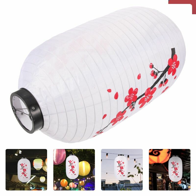 Белые украшения, японские фонарики, бумажные фонарики, декор для ресторана, кухни, отеля, водонепроницаемые, Хэллоуин 40.00X24.00X24.00CM
