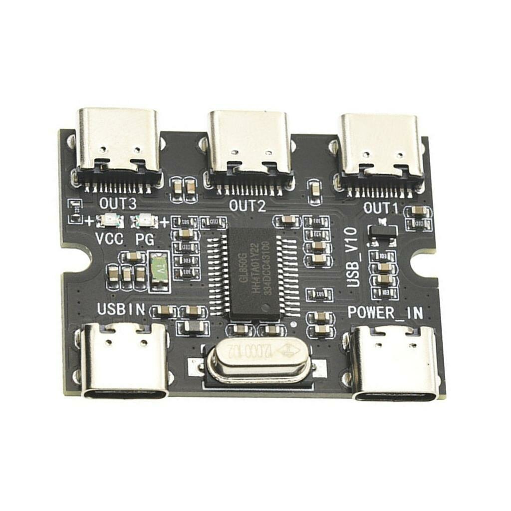 Компьютерные соединения и разъемы, usb-концентратор TYPE C, концентратор USB2.0