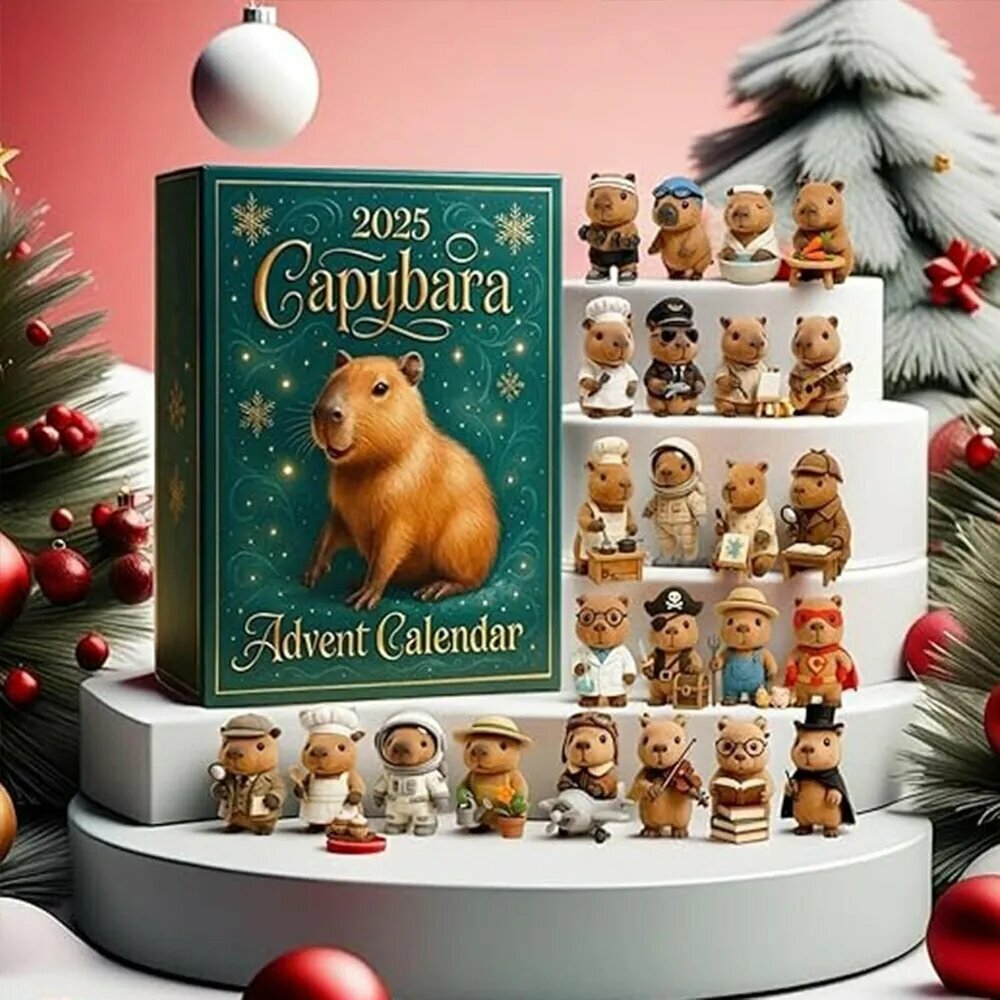 2025 Capybara Advent календарь Рождество Advent календарь для детей (разноцветный)