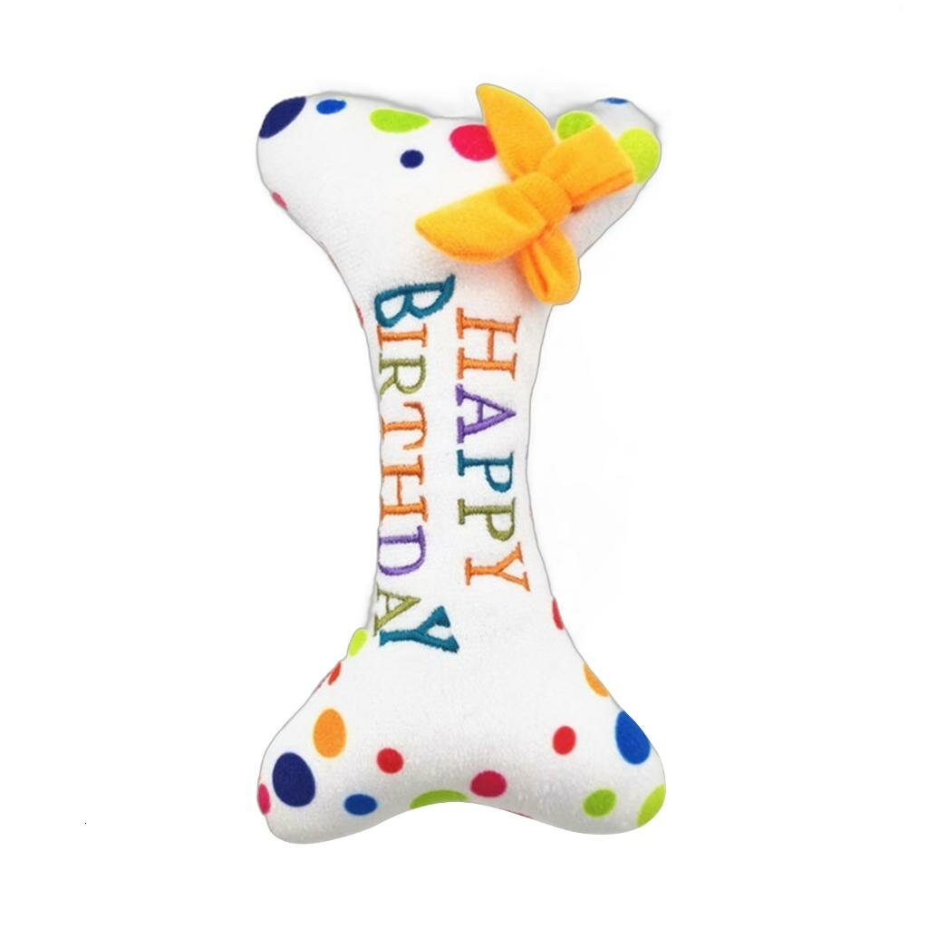 Косточка-молочная игрушка для собак, вышитые кости