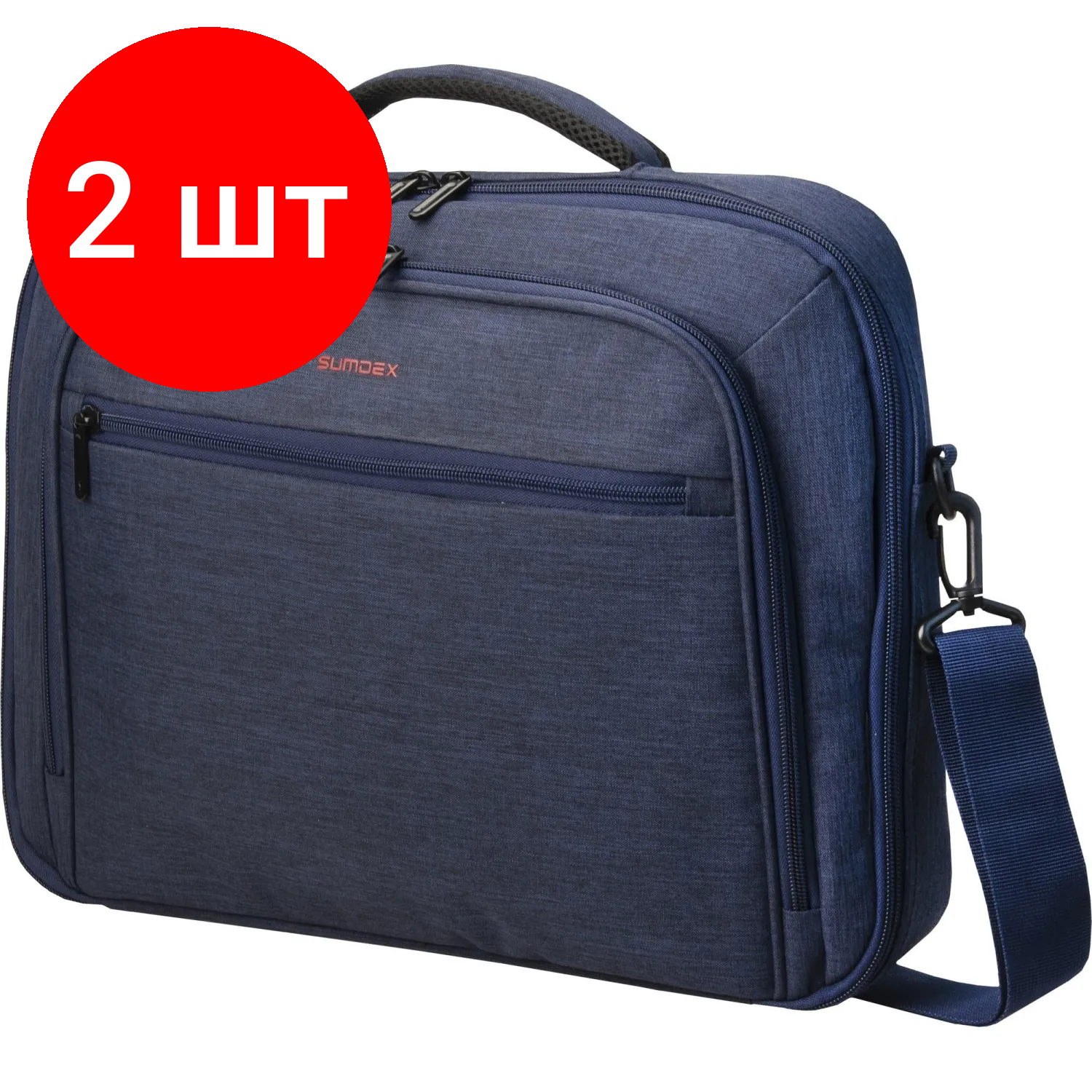 Комплект 2 штук, Сумка для ноутбука SUMDEX 15.6 PON-351BU