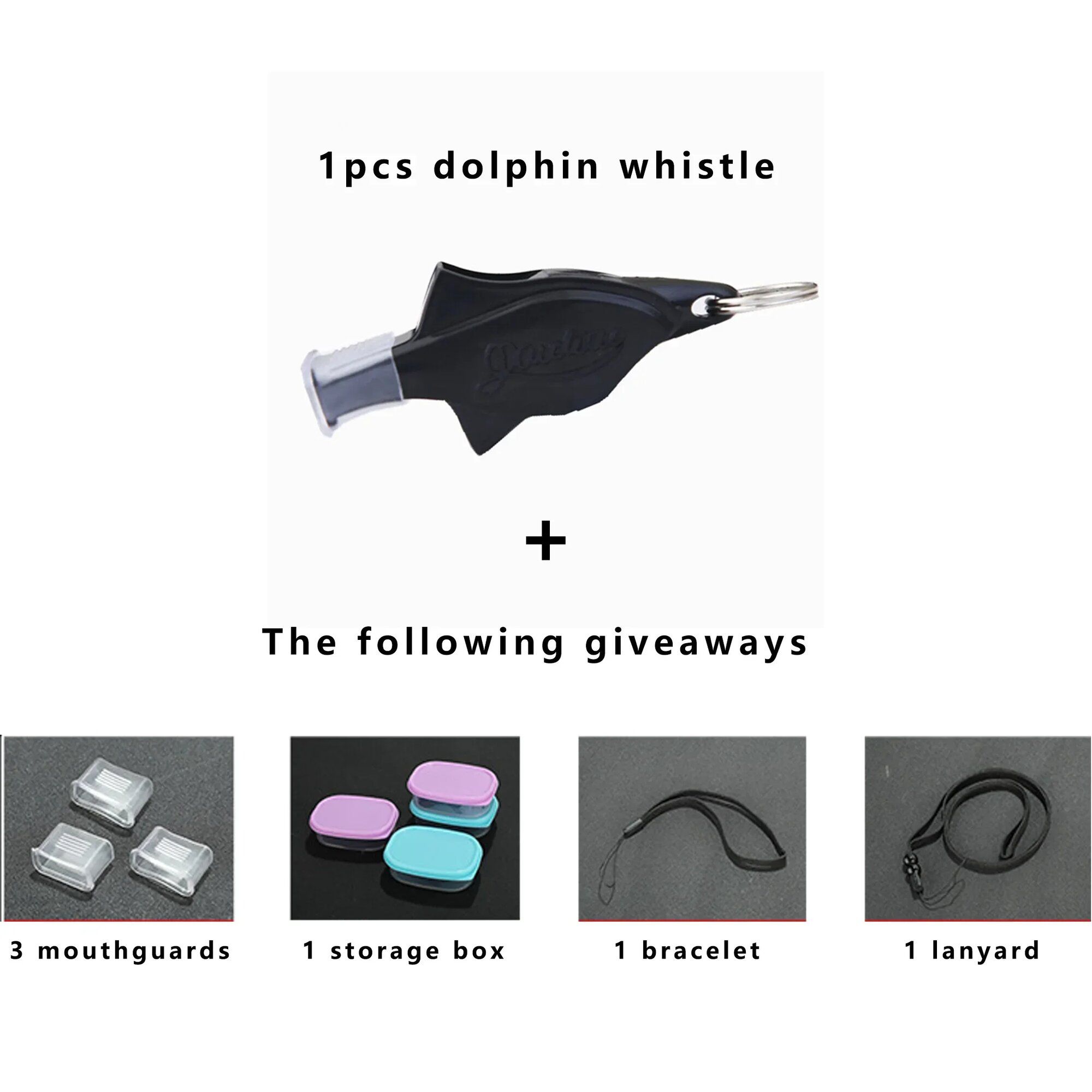 Профессиональный свисток для спорта Black-2