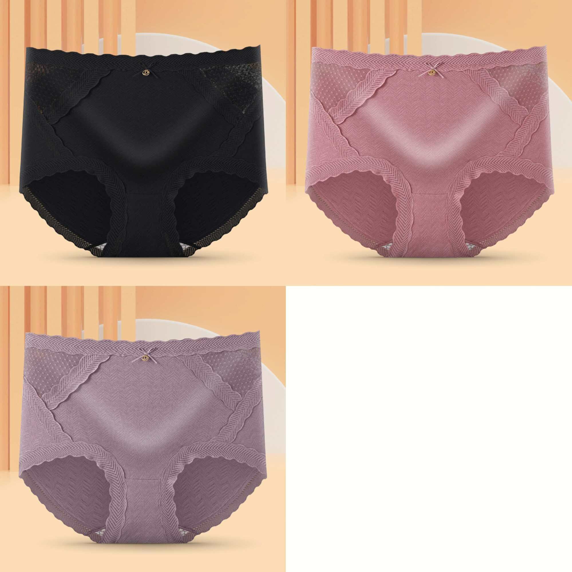 Женское нижнее белье больших размеров для полных женщин 100kg года, экстра-большие хлопковые, высокие, дышащие, сексуальные кружевные, антибактериальные, полностью хлопковые трусики для женщин