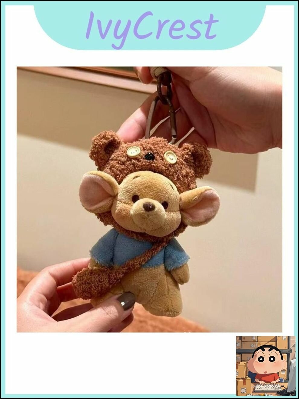 Уникальная плюшевая мышка-брелок для детей, стиль B