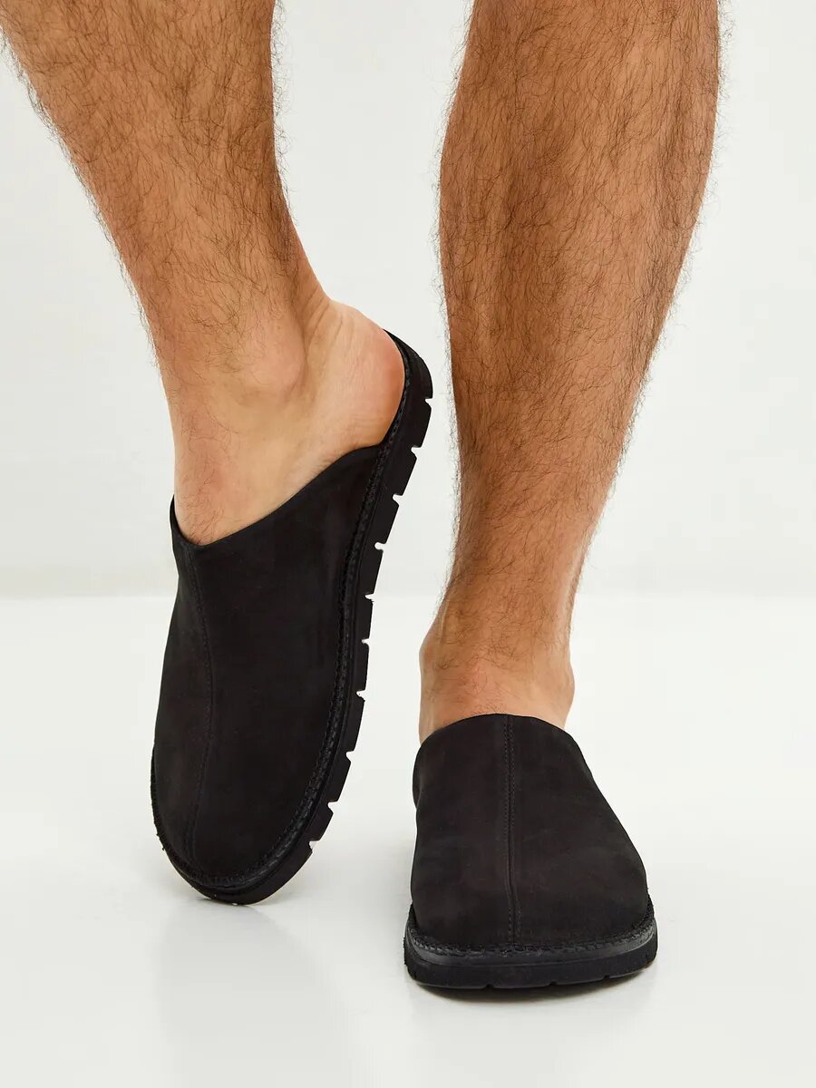 Сабо Босоногие кожаные