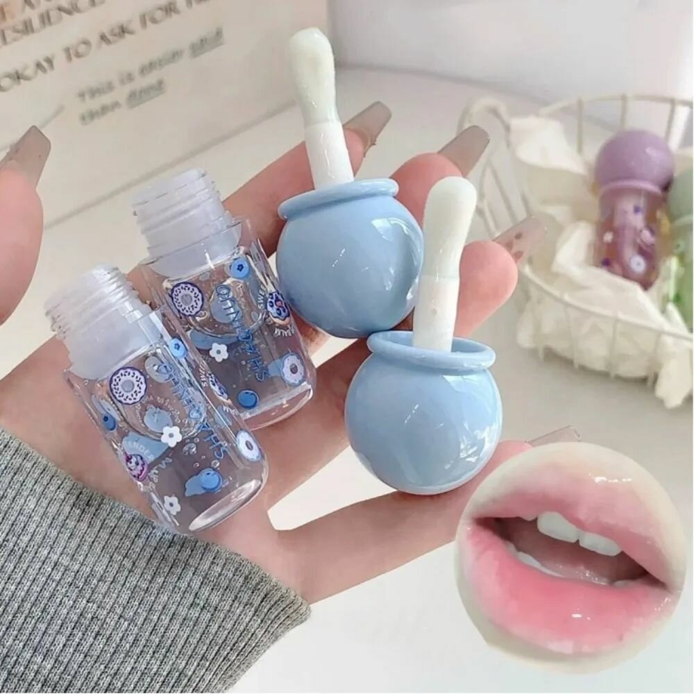 Увлажняющее масло для ухода за губами, аромат черники