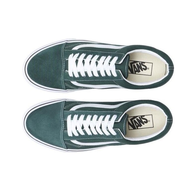 Кроссовки VANS Old Skool, размер EU 36 стопа (22.5CM), зеленый, — фото 1
