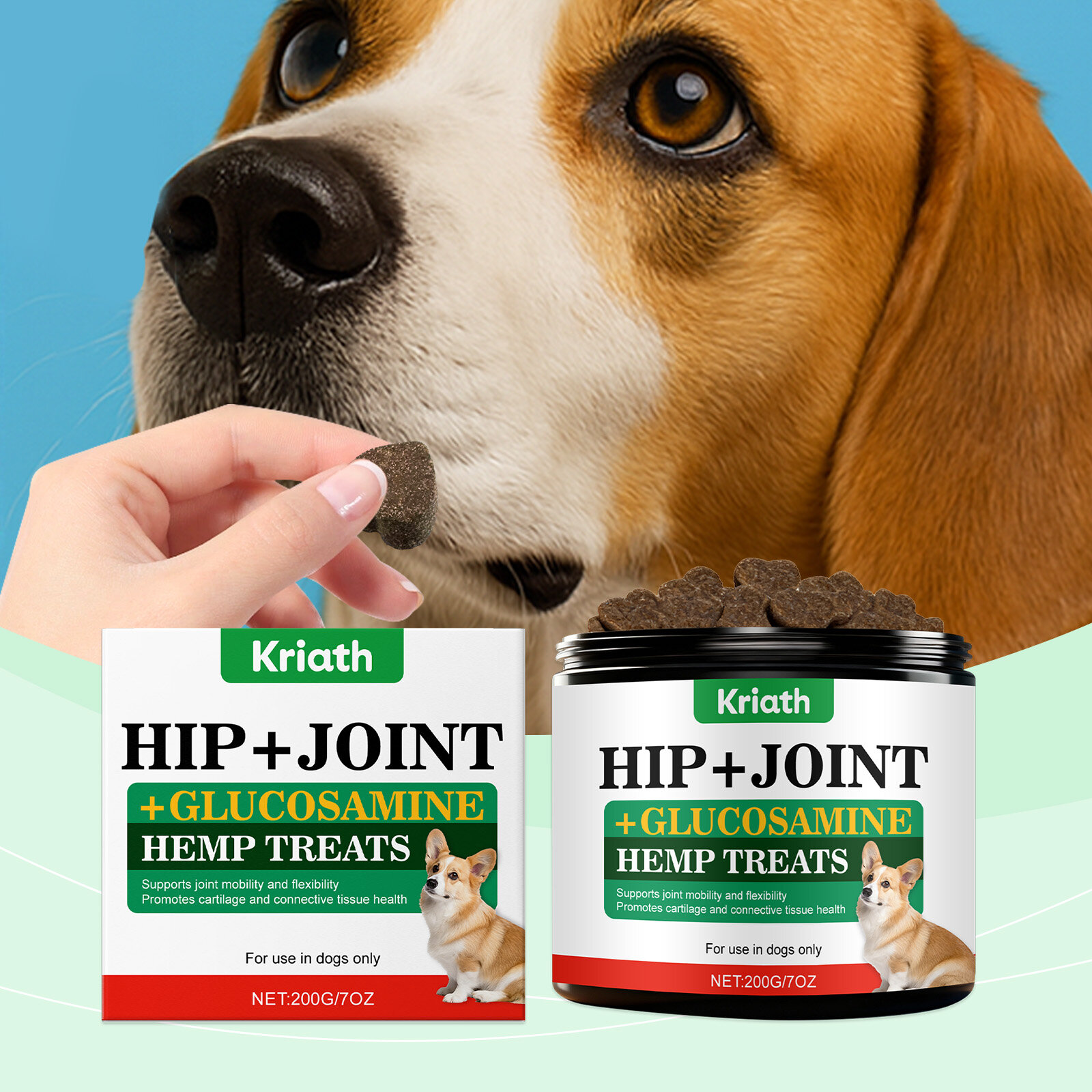 Уход за суставами собак, мягкие гранулы, нежная формула, ежедневное питание, комфортный уход за суставами питомца