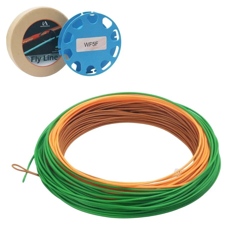 Леска для нахлыста MAXIMUMCATCH 4wt 90ft, цвет: Line with box spool