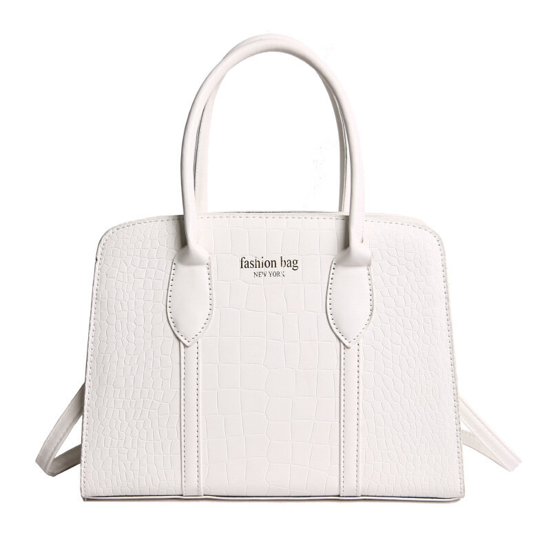 Текстурированная дизайнерская сумка для женщин 2026 года, новые европейские и американские сумки, сумка через плечо, большая вместимость, сумка для поездок, большая сумка