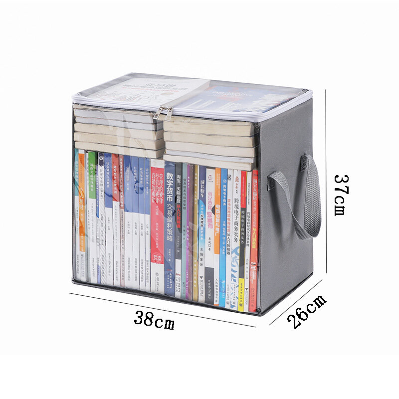 Большая вместительная сумка для хранения учебников, складной органайзер для книг, коробка для хранения книг, домашняя коробка для хранения мелочей, оптовая продажа от производителя