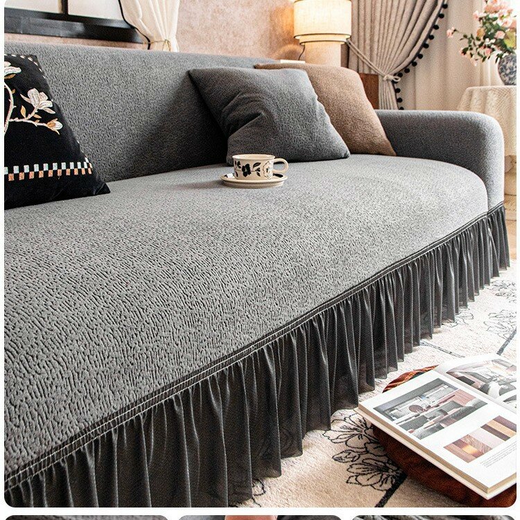 Винтажный высококачественный чехол для дивана, полное покрытие, универсальный, плюшевый, зимний, утолщенный, устойчивый к кошкам, новый чехол для дивана 2026 года