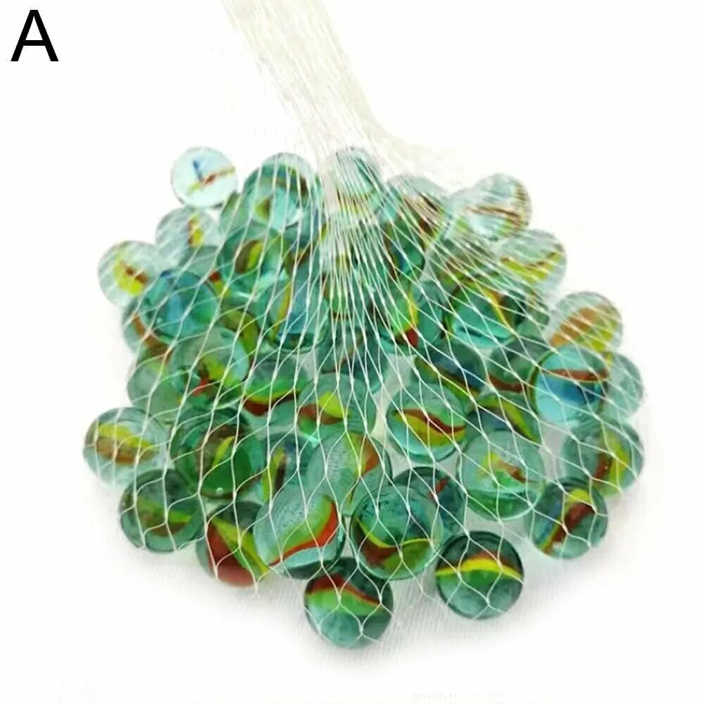 Стеклянные шарики Марблс для декора и игр, 16мм, 50 шт