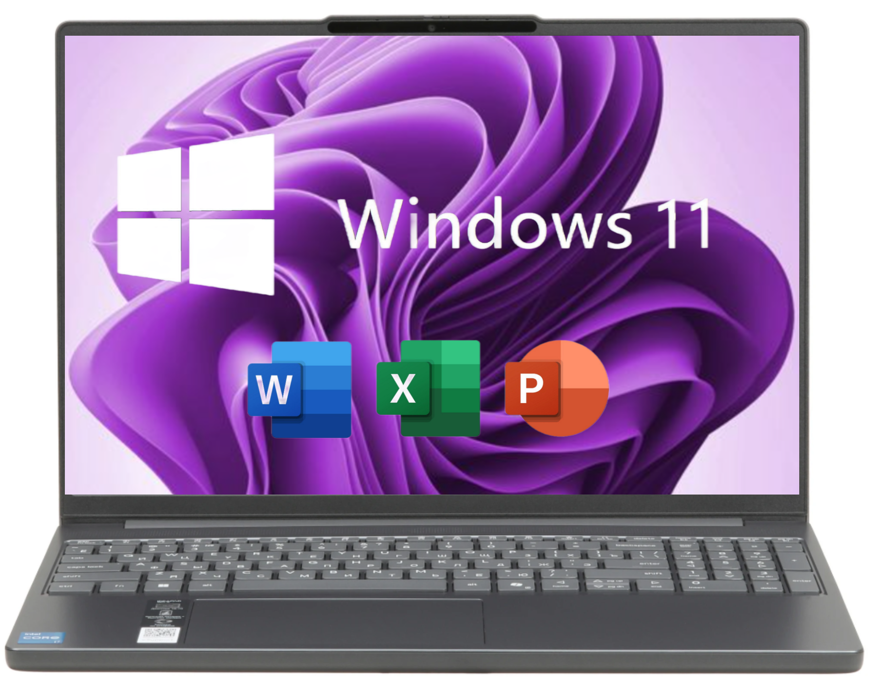 15.3" Ноутбук Lenovo IdeaPad Slim 3 Gen 10, Intel Core i7-13620H (5.0 ГГц), RAM 16 ГБ LPDDR5, SSD 512 ГБ, Windows 11 Pro , Luna Grey, Металлическая крышка , Русская раскладка