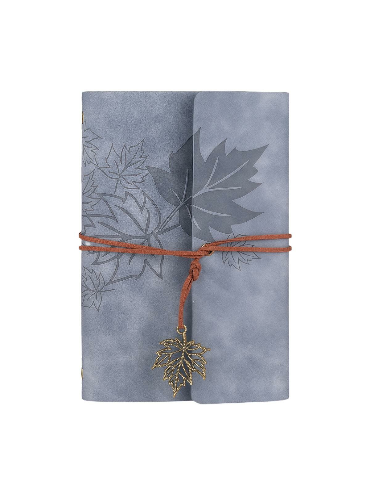 Многоразовый блокнот Журнал путешествий на 75 листов в кожаной обложке на 6 колец