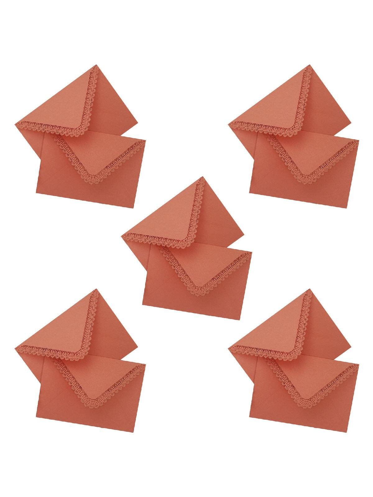 10x кружевных конвертов Маленькие пригласительные бумажные конверты Подарочные конверты