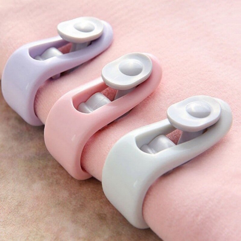 Инструмент для фиксации простыни и пододеяльника, фиксатор для одеяла, невидимый мягкий безигольный замок для пододеяльника, фиксатор для одеяла