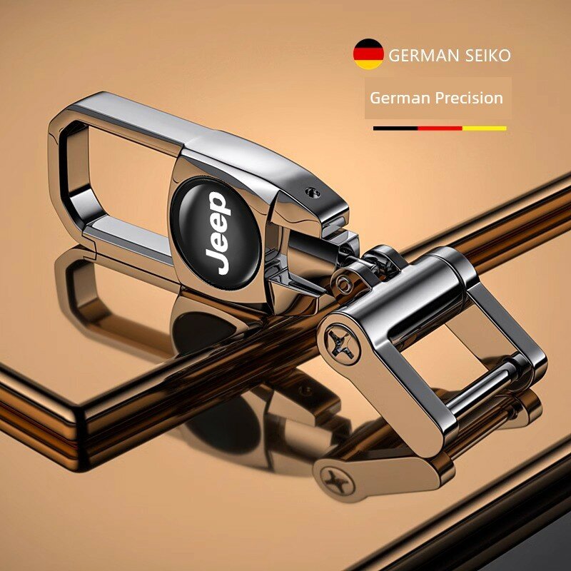 Подходит для брелка Jeep Compass Wrangler Grand Commander, высококачественный мужской брелок-подвеска для ключей от