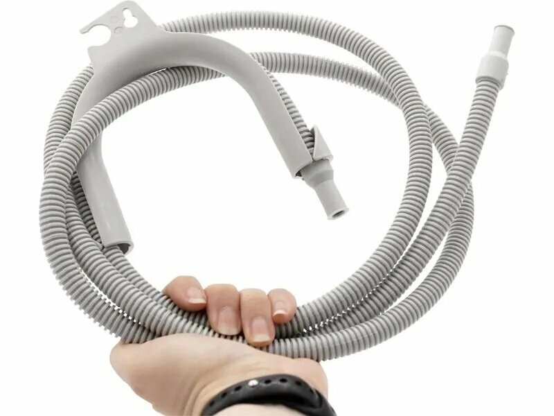 12013784 Шланг сливной с креплением и переходником для сушильной машины Bosch серии WTB, WTE, WTH