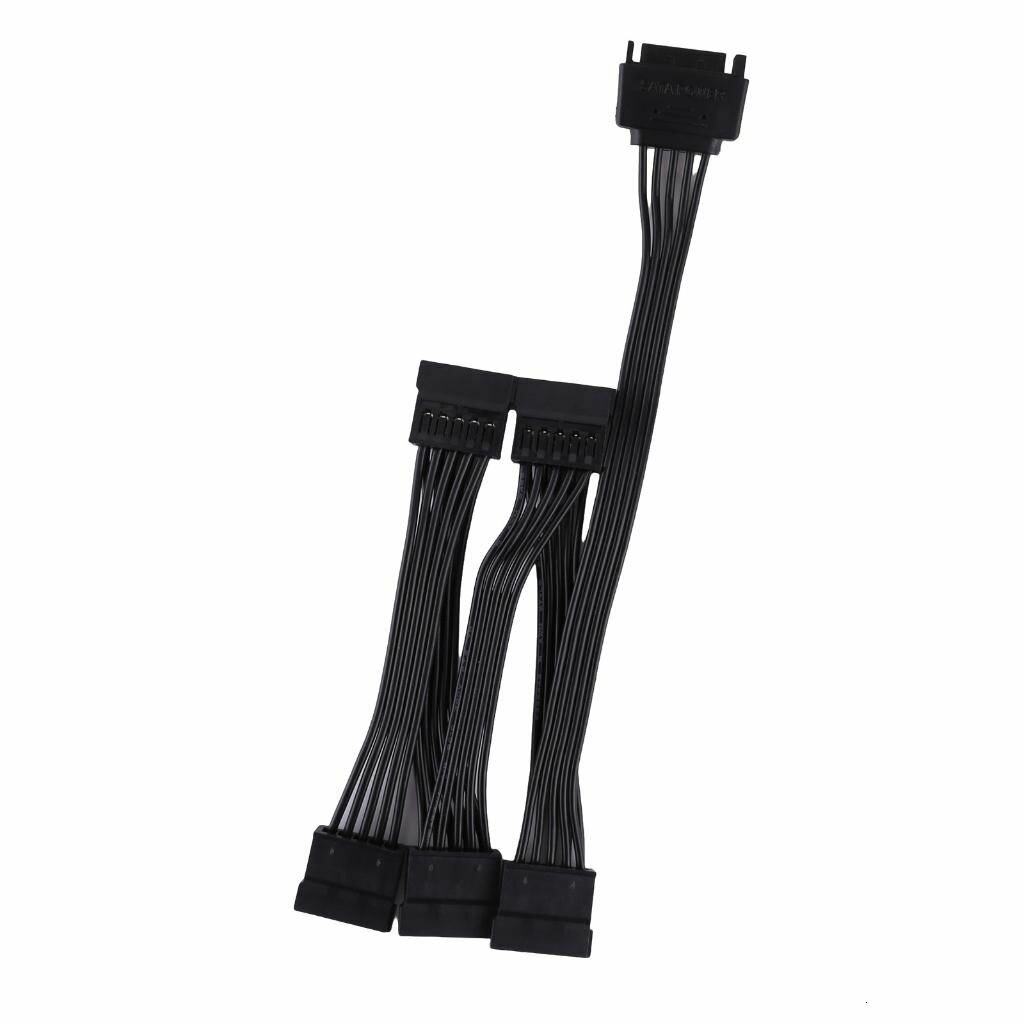 Адаптер питания SATA 15pin, 1 на 1/2/3/4/5, - Один на пятерых