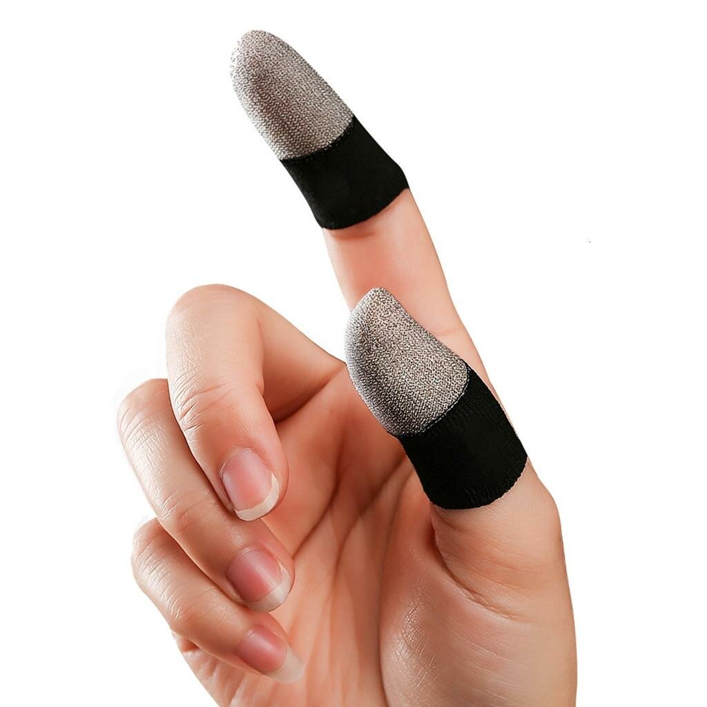 Светящиеся напальчники для игр на телефоне, Двойной серый