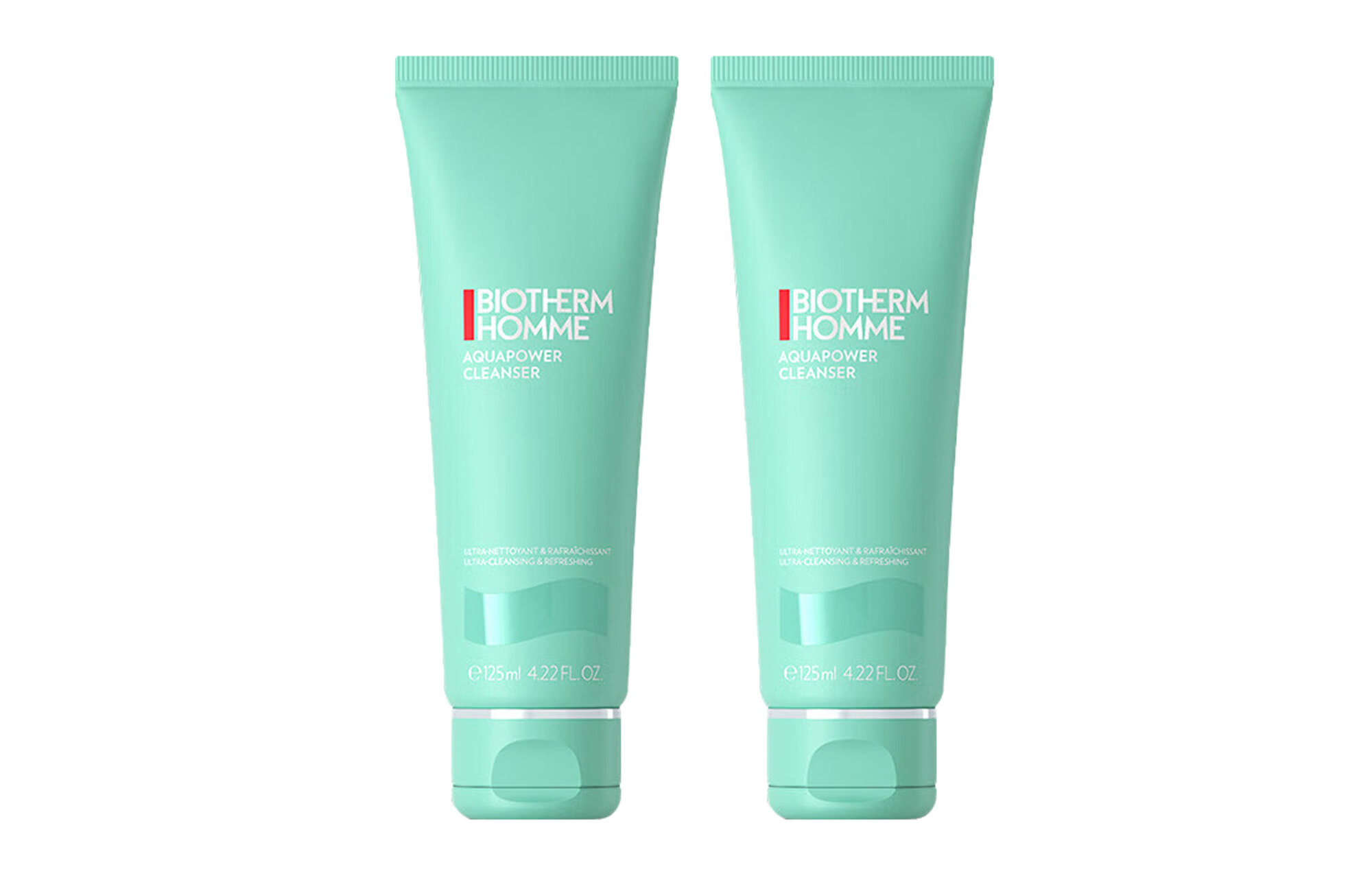 Очищающее средство мужское BIOTHERM Water Powered новая версия, turquoise, 125 мл×2