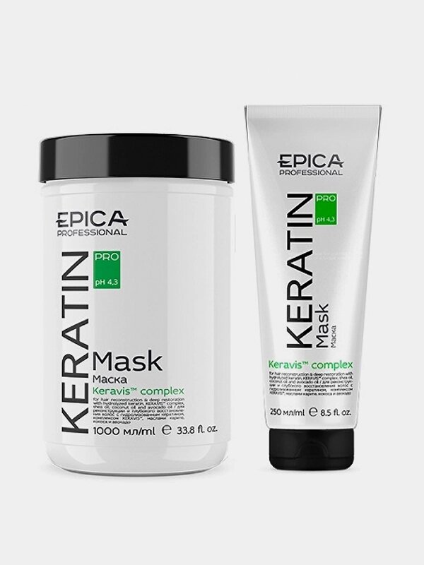 Маска для реконструкции и глубокого восстановления волос Epica Keratin Pro Mask