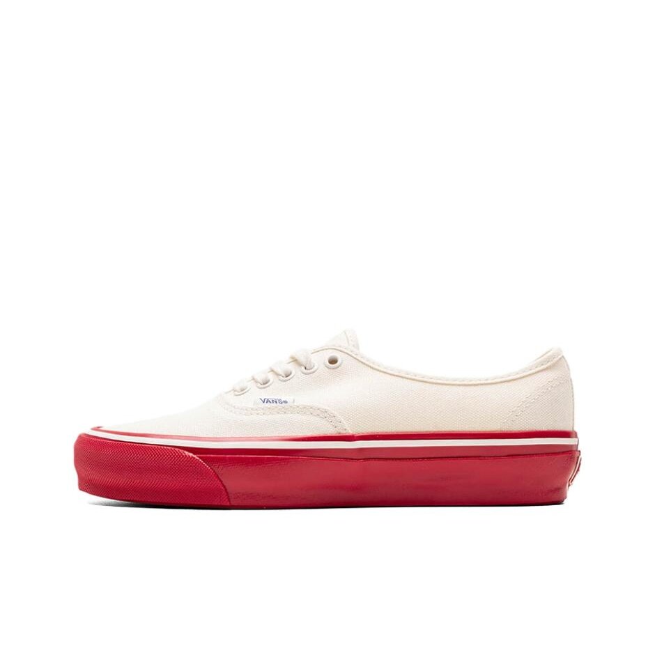 Кроссовки VANS Premium Authentic, размер EU 45 стопа (29.5CM), бело-красный — фото 1