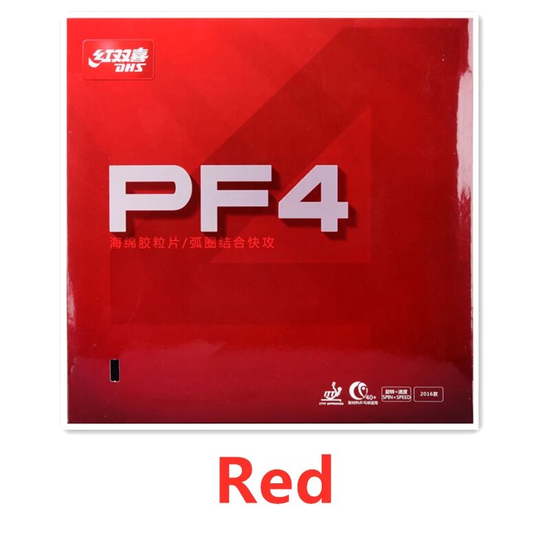 Губка для настольного тенниса DHS PF4-50 Красный, 1pcs Red