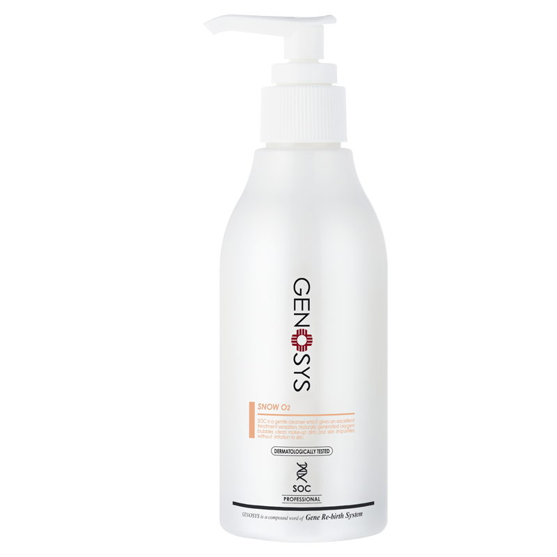 GENOSYS SNOW О2 | Очищающая кислородная пенка для лица, 180 мл