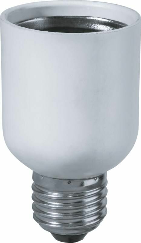 Электрический патрон-переходник Navigator пластик, E27 на E40, NLA-E27-E40