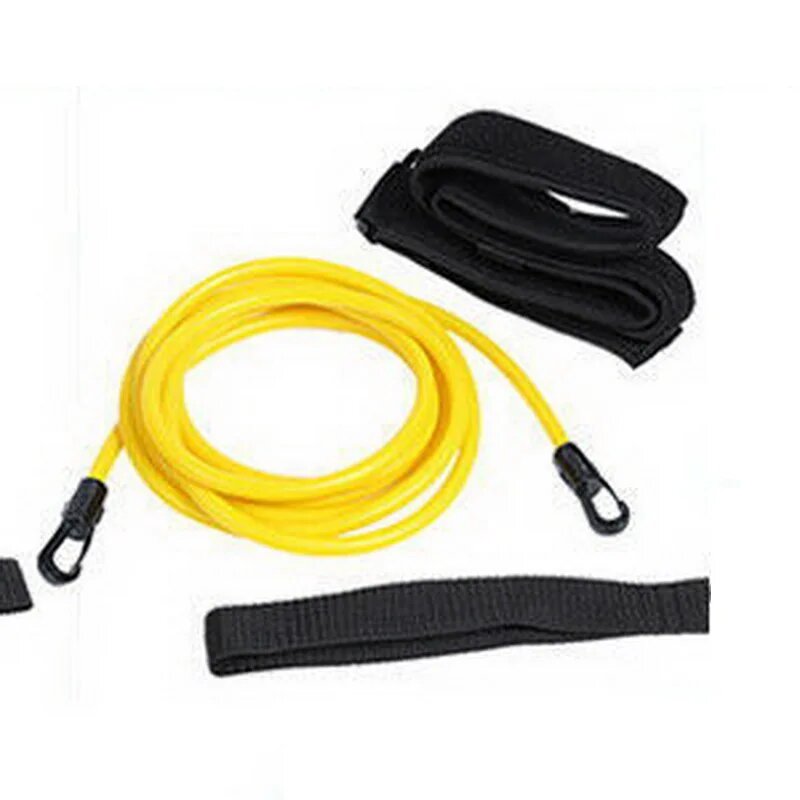 1 комплект, тренировочный пояс для плавания, резиновая трубка, тянущая веревка, силовая тренировка, эспандер, оборудование для плавания, эластичная лента, аксессуары для бассейна