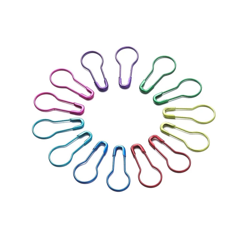 Маркеры для вязания, булавки для вязания металлические, крючки, маркировщик петель, набор 50 шт, размер 21.5х9.5 мм, цвет микс