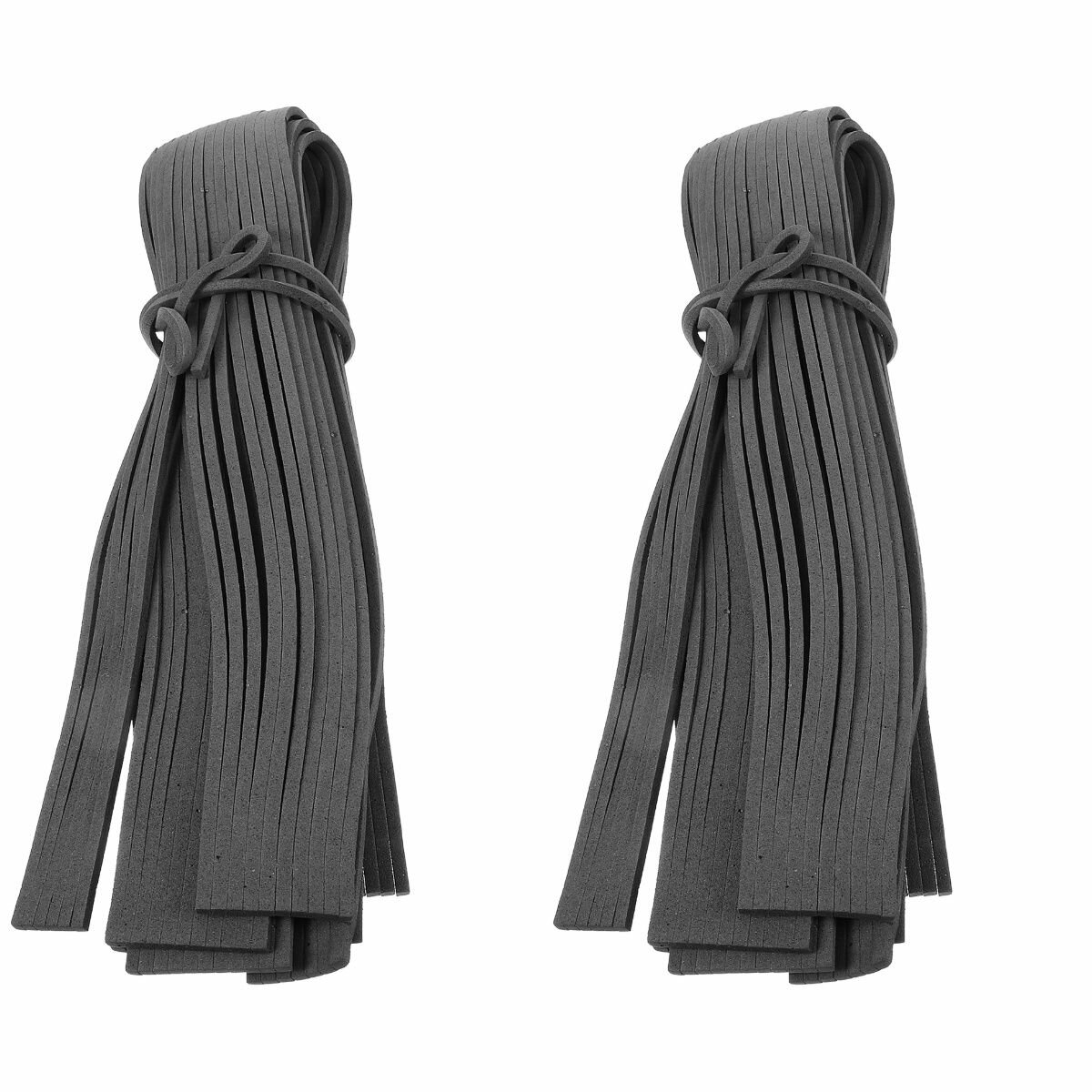 Пенопластовый уплотнитель для дверных москитных сеток черного цвета, 100 шт по 1 м