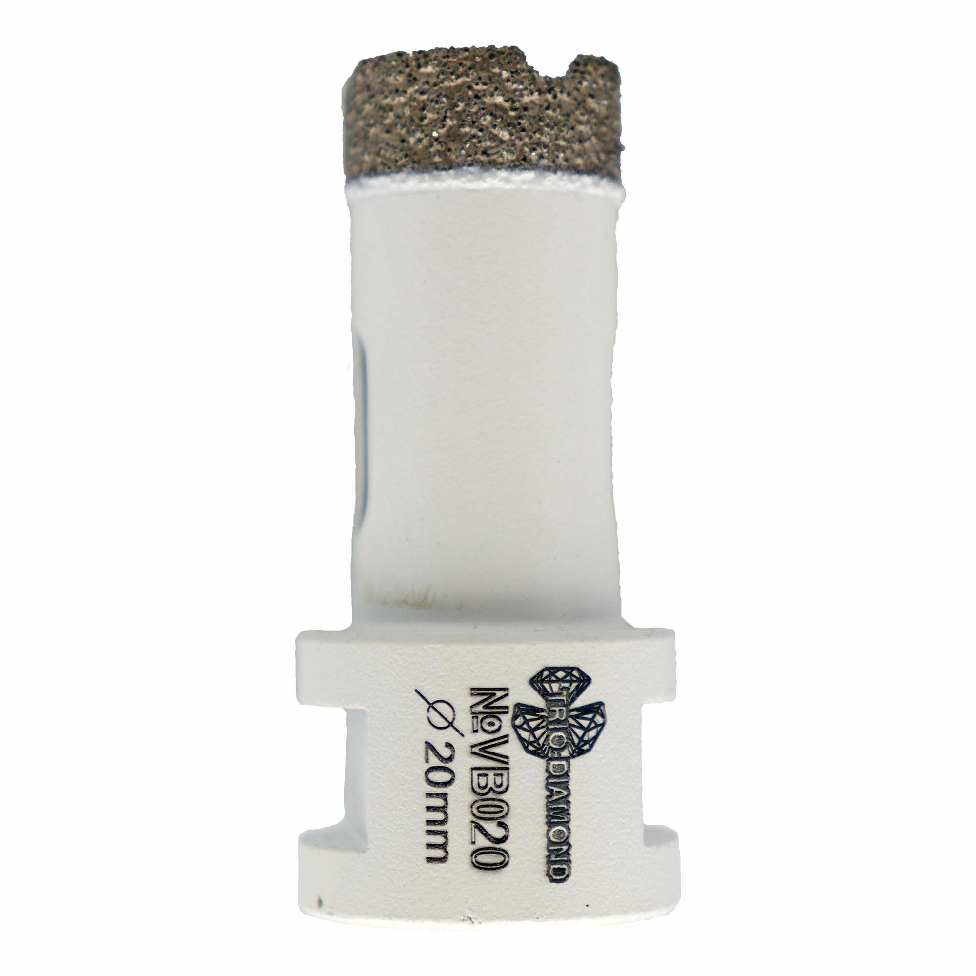 Коронка по керамограниту TRIO-DIAMOND Vacuum Brazed VB020 20 мм