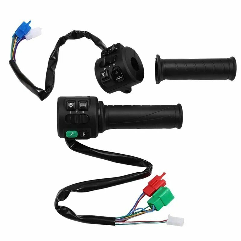 T08 Холл Тип 48v 60v 72v поворотный дроссель для электрического мотоцикла