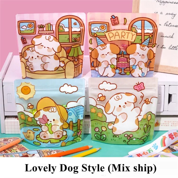 Рождественские пакеты с застежкой-молнией Leotrusting Mix C, 10PCS