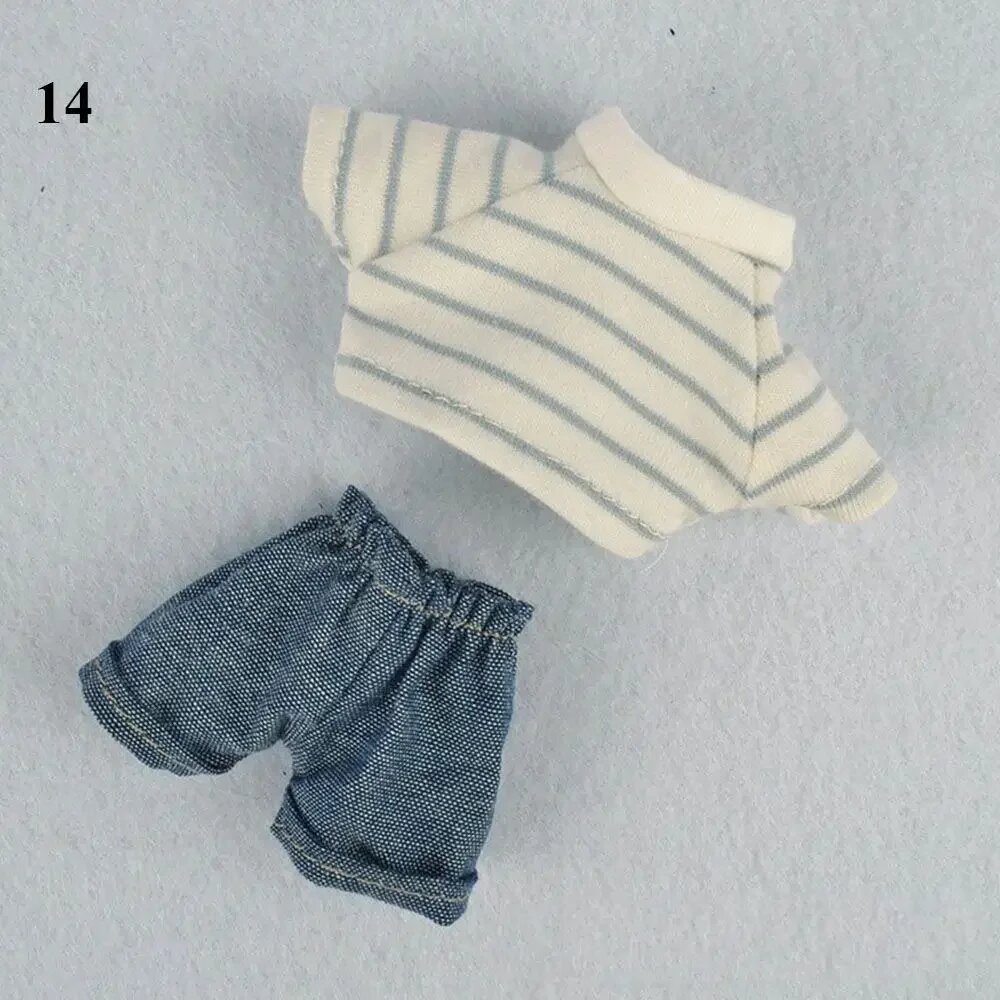 16 см одежда для шарнирной куклы, костюм, высококачественное платье, можно одевать, модная одежда для куклы, костюм с юбкой, лучший подарок для детей, игрушки для девочек своими руками