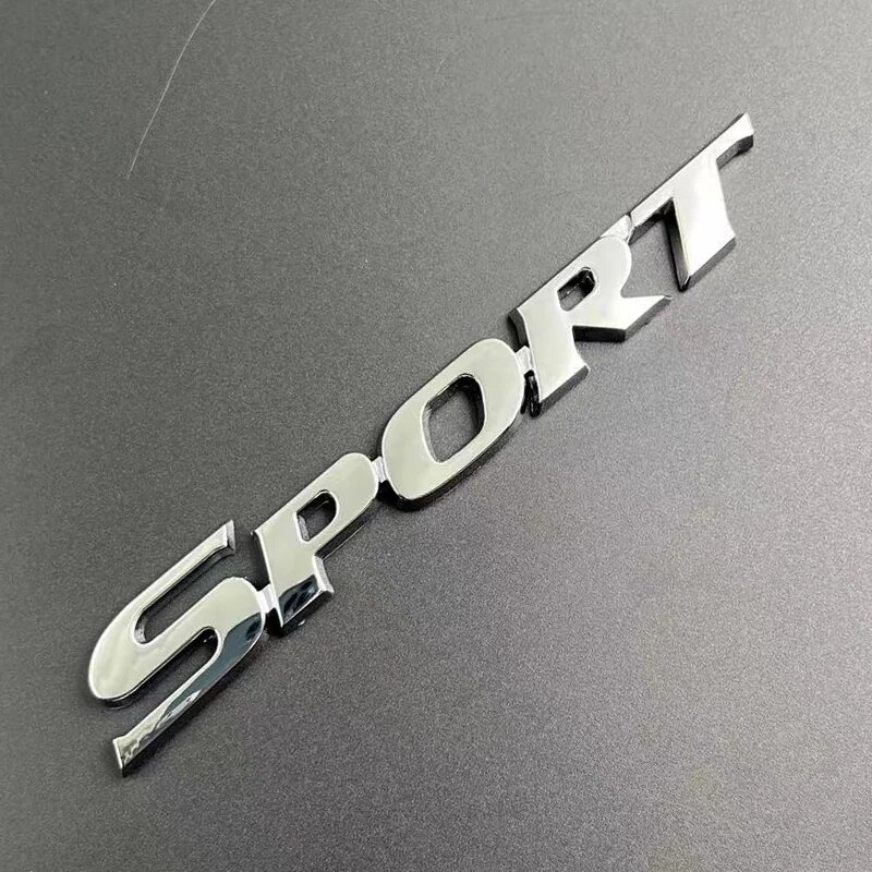 3D Хромированная Спортивная Эмблема С Логотипом И Надписью Для Yaris, Corolla, Chrome, Серебряный