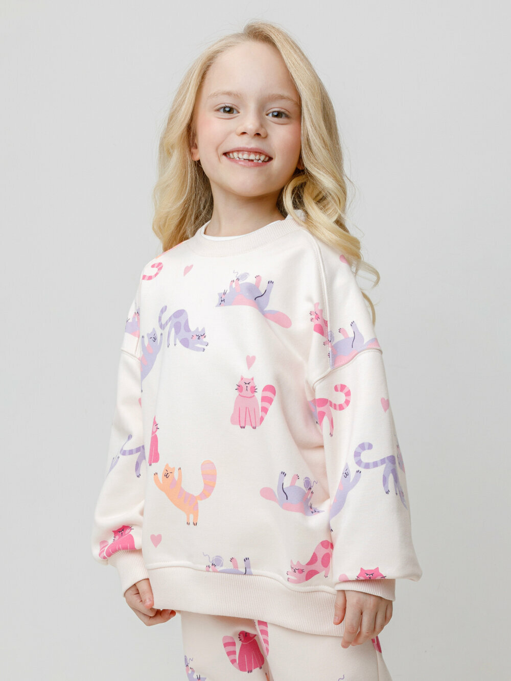 Свитшот КР 302943/молочный 1107 Н216 к679