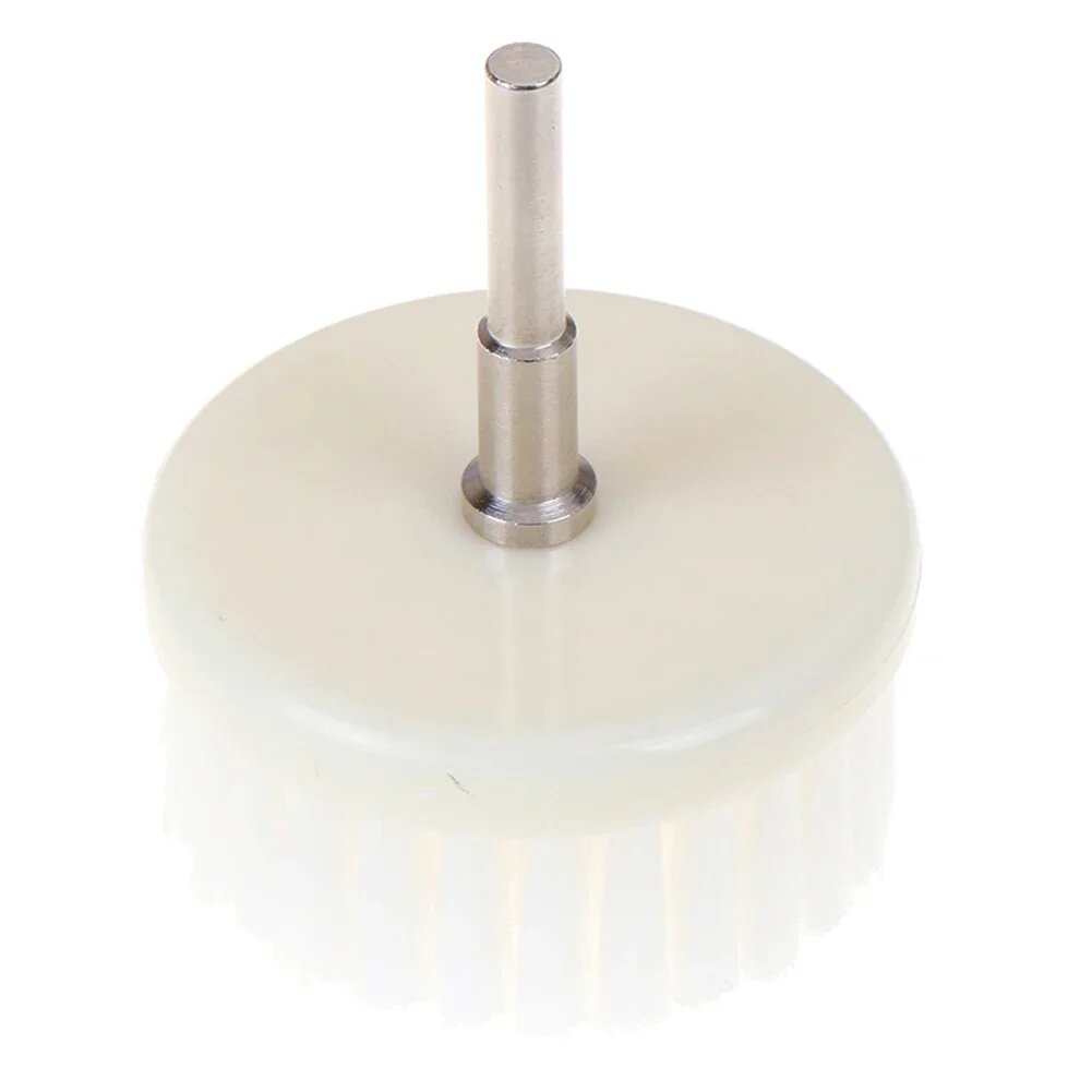 1 шт, 60 мм, мягкая дрель-щетка с ручкой, инструмент для чистки, подходит для ковров, кожаной обуви, клавиатуры, стеклянной плитки, мебели, кухни